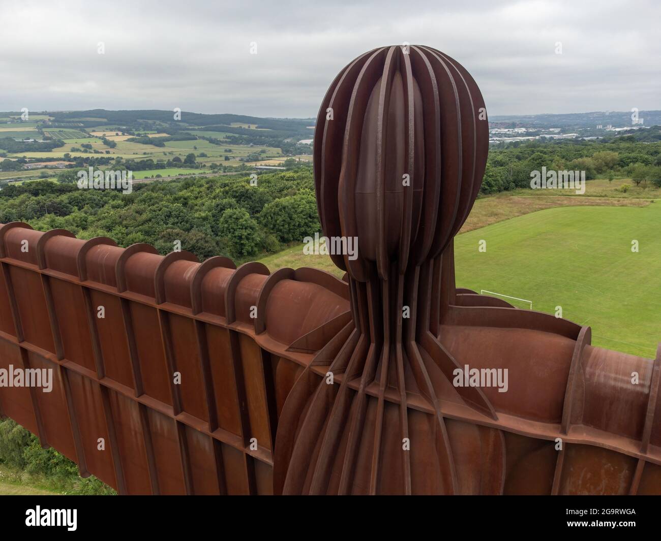 Angel of the North, Gateshead statue overlooking the A1 motorway in the ...