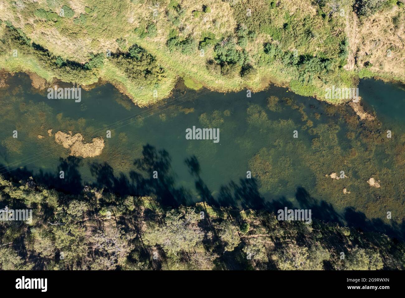 An aerial landscape of the patterns in the sand, the texture in the ...