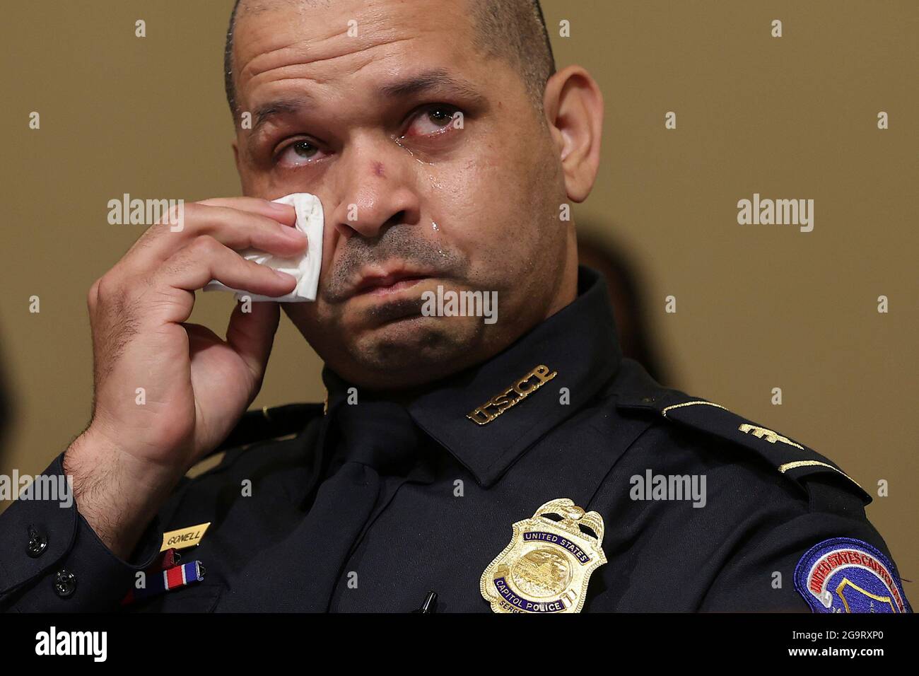 WASHINGTON, DC - JULY 27: U.S. Capitol Police officer Sgt. Aquilino ...