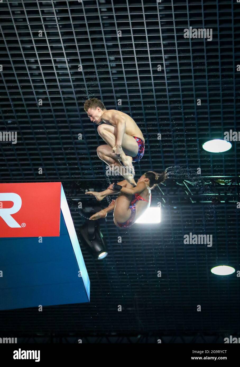 KYIV, UKRAINE - AUGUST 5, 2019: Eden Cheng and Noah Williams of Great ...