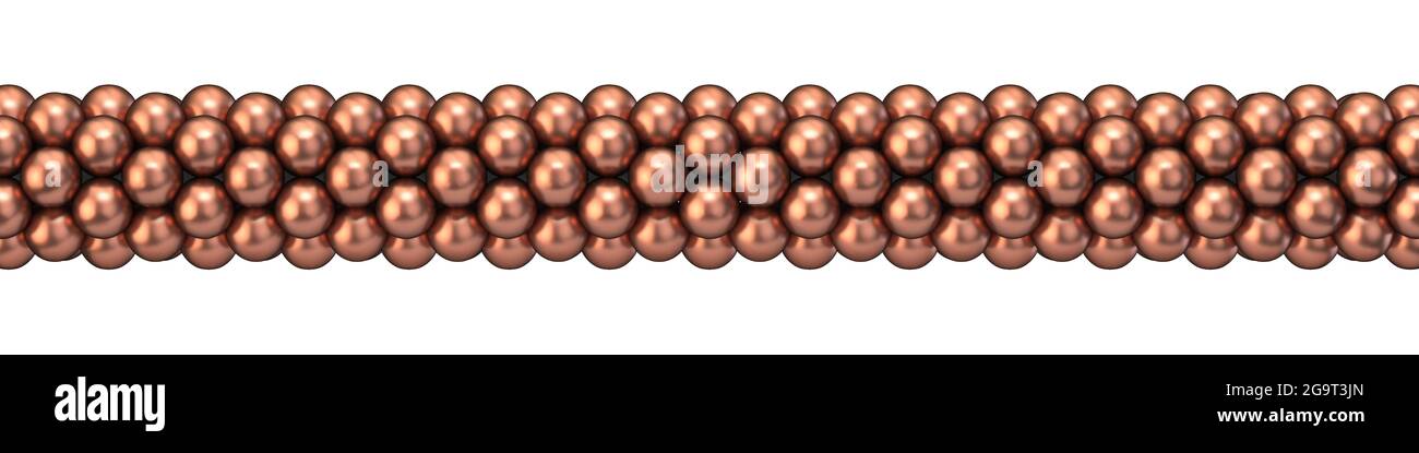 Bronze balloons decoration 3D render illustration isolated on white ...