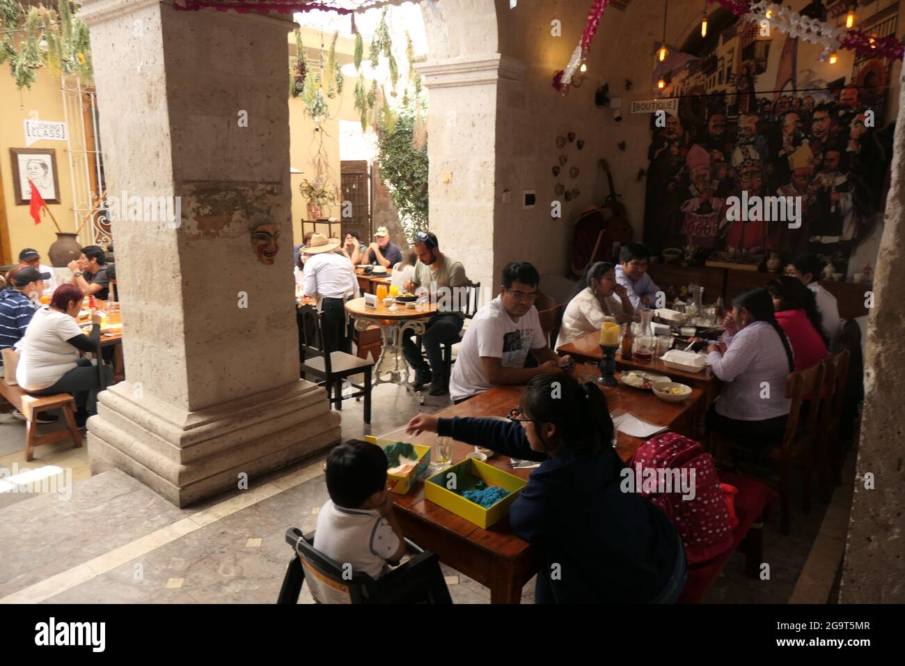 Restaurant called Victoria in Arequipa Peru food eat eating people ...