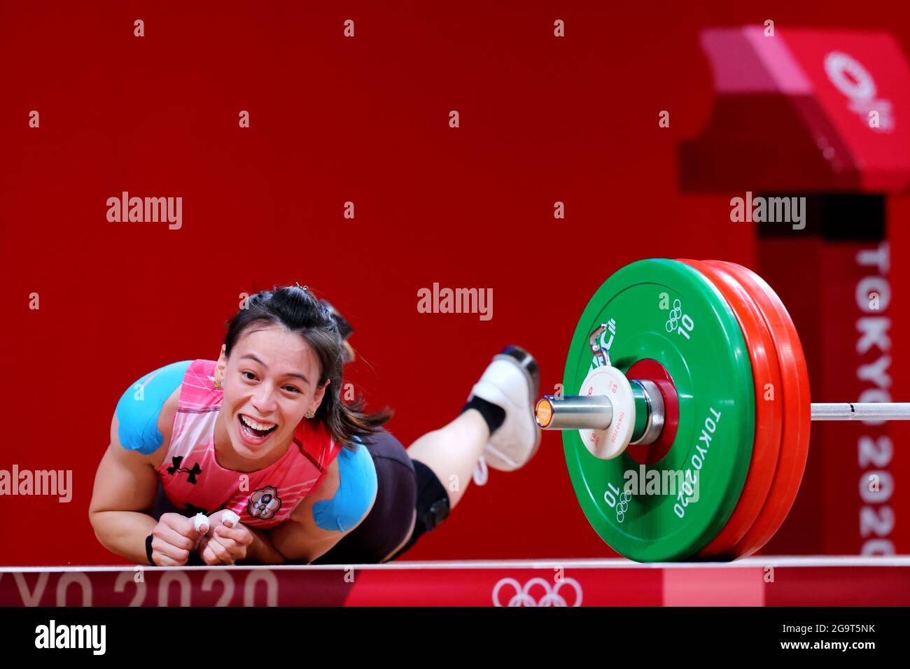 Tokyo, Japan. 27th July, 2021. Kuo Hsing-Chun (TPE) Weightlifting ...