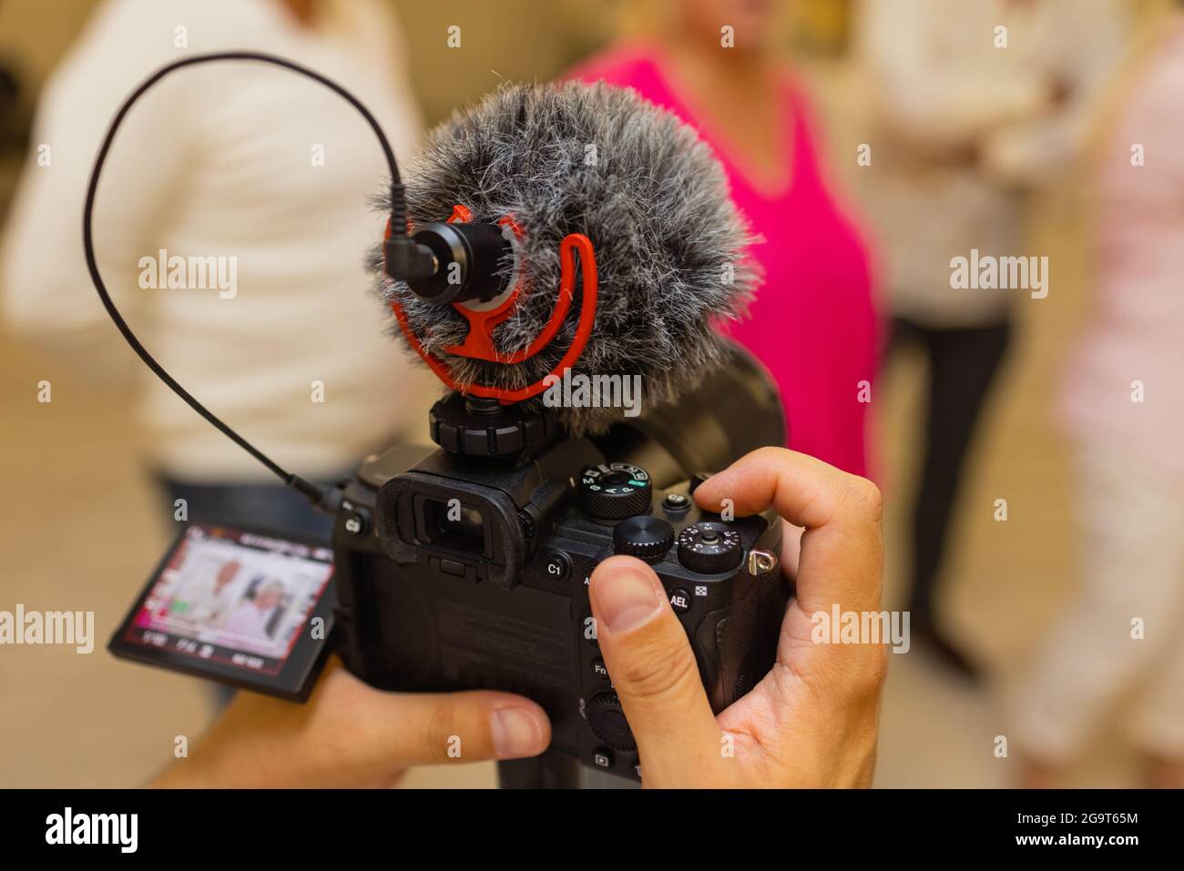 Production movie video concept : Professional videographer or ...