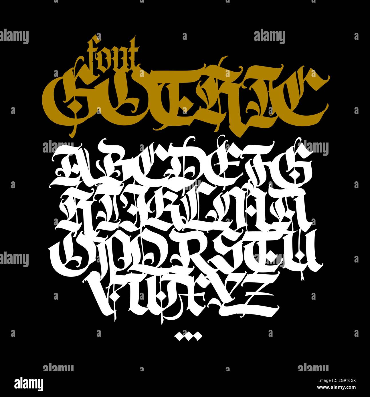 Tattoo Alphabet Latin