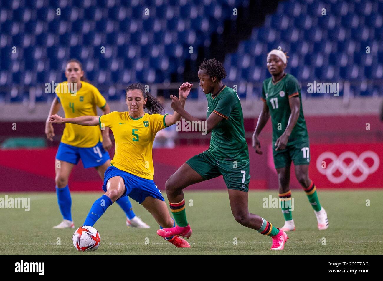 SAITAMA, SA - 27.07.2021: TOKYO 2020 Olympics SAITAMA - Julia do Brasil ...