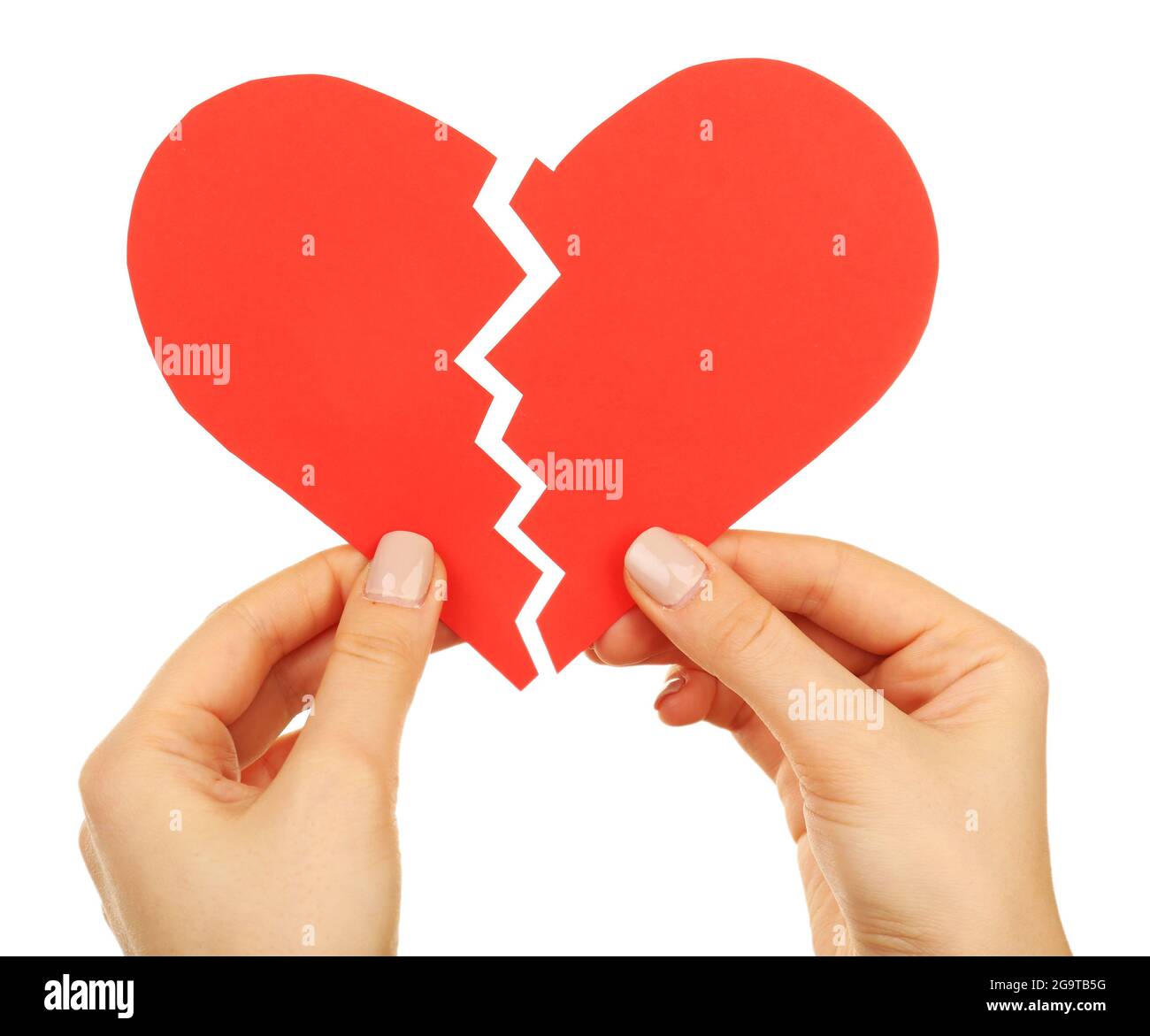 Hand Holding Broken Heart