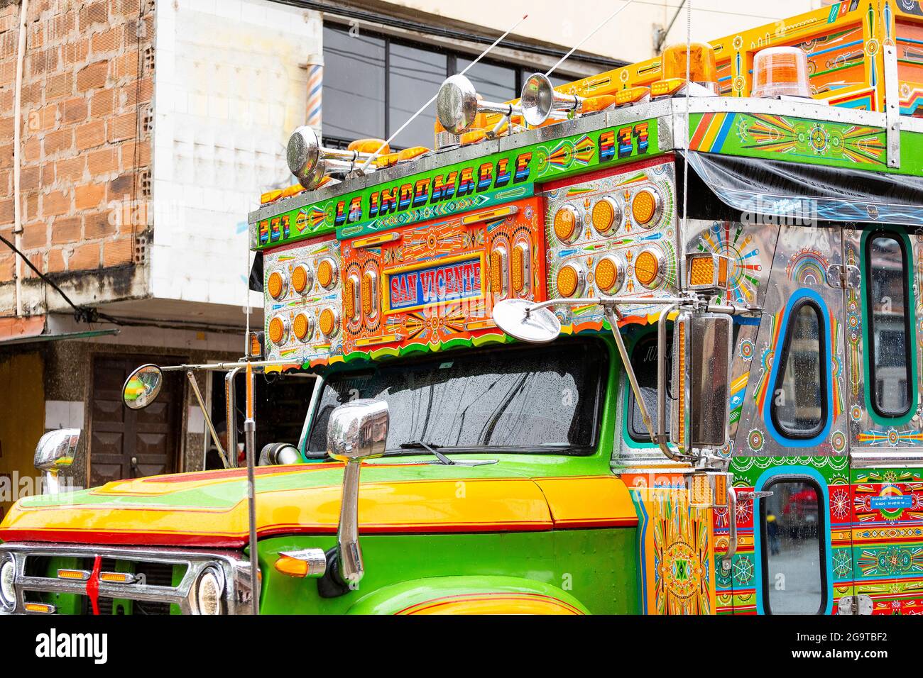 San Vicente Ferrer, Antioquia - Colombia. July 25, 2021. Chiva or ...