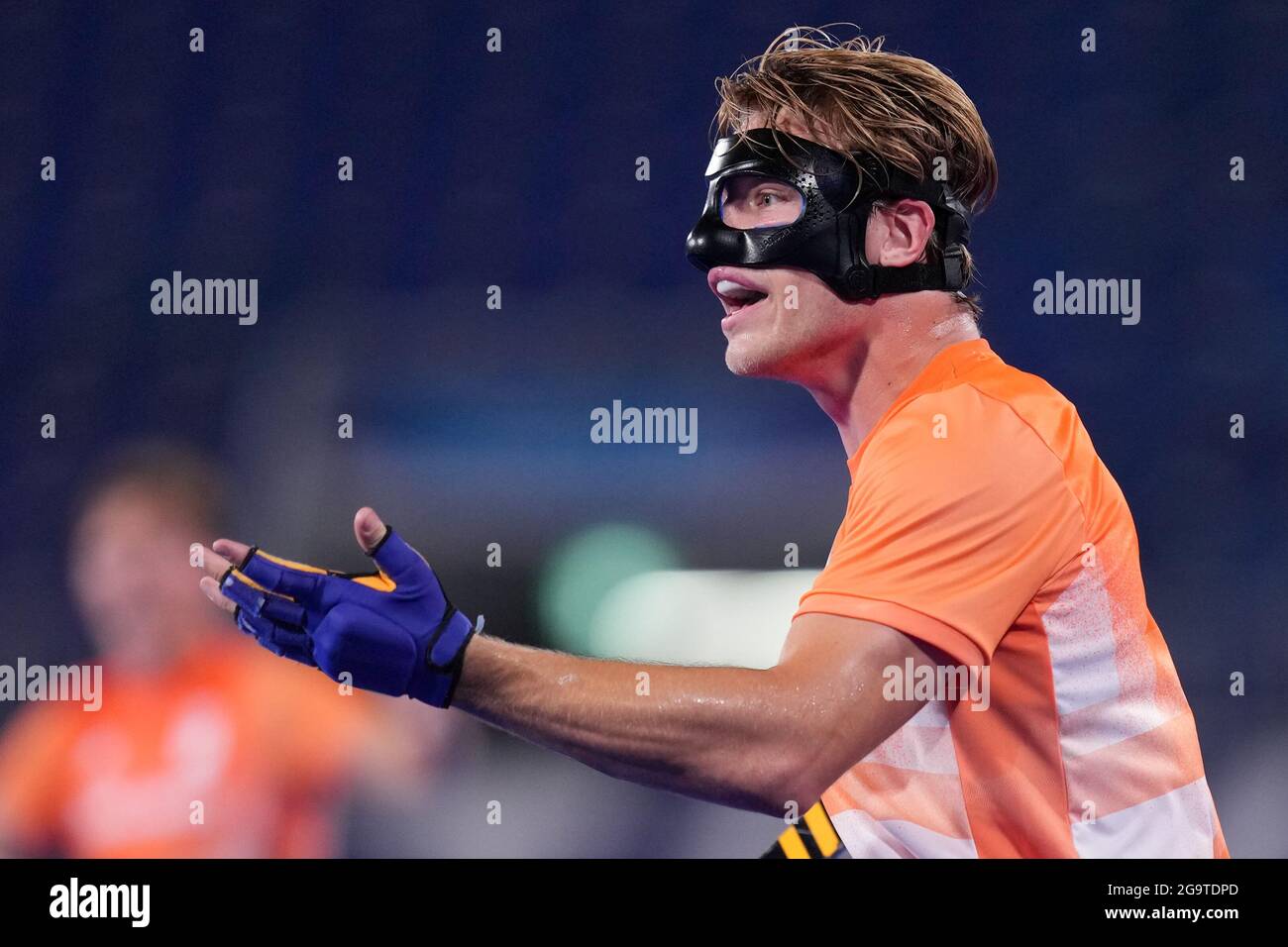 TOKYO, JAPAN - JULY 27: Jip Janssen of the Netherlands reacts competing ...