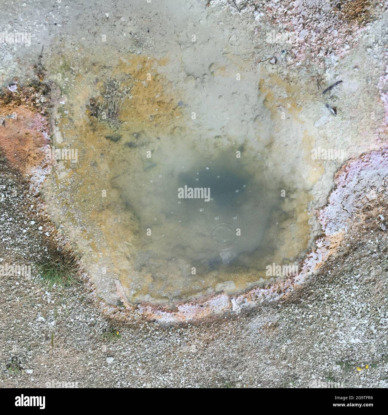 Yellowstone volcano aerial view hi-res stock photography and images - Alamy
