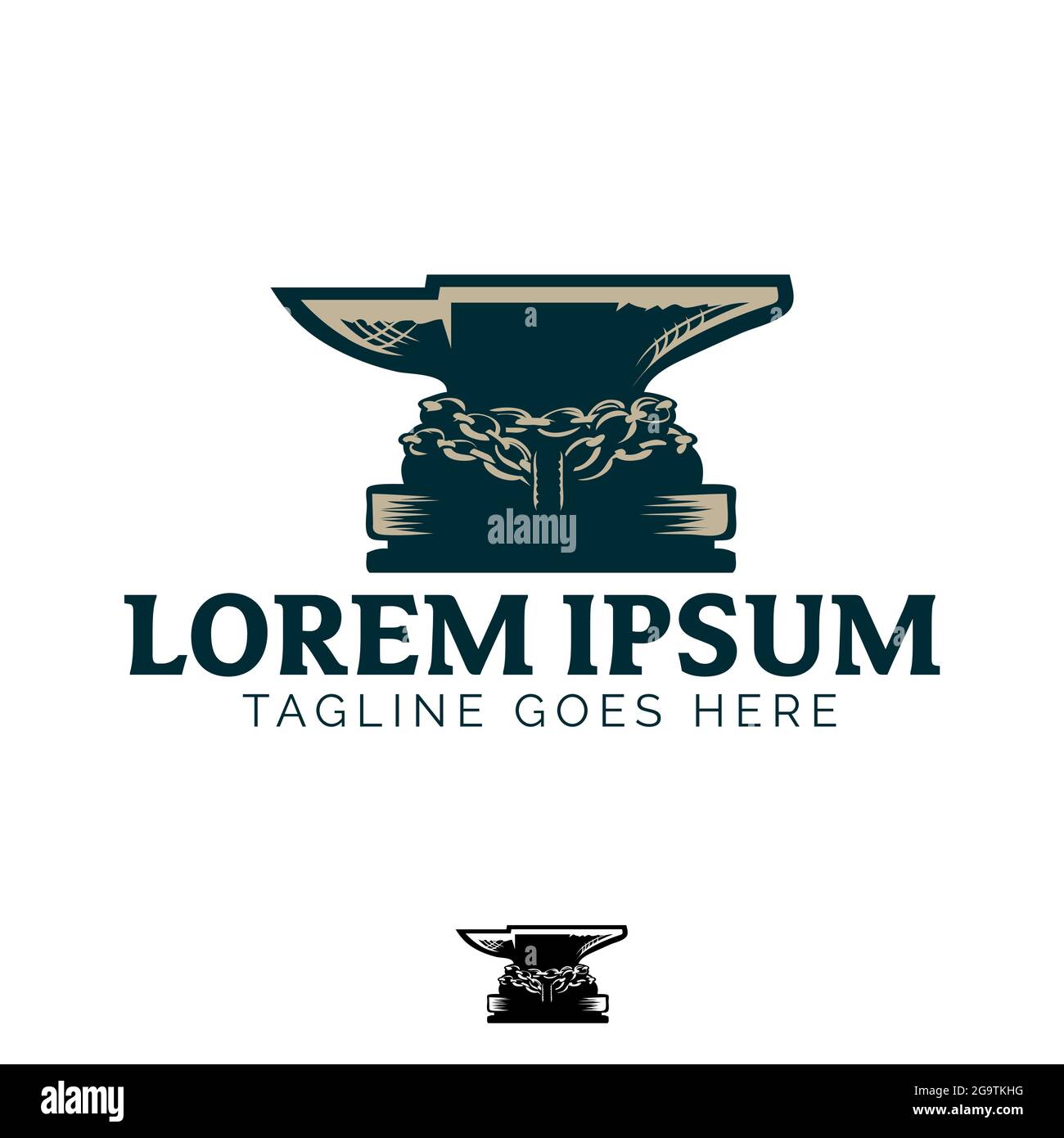 Anvil vector illustration vintage style Stock Vector Image & Art - Alamy