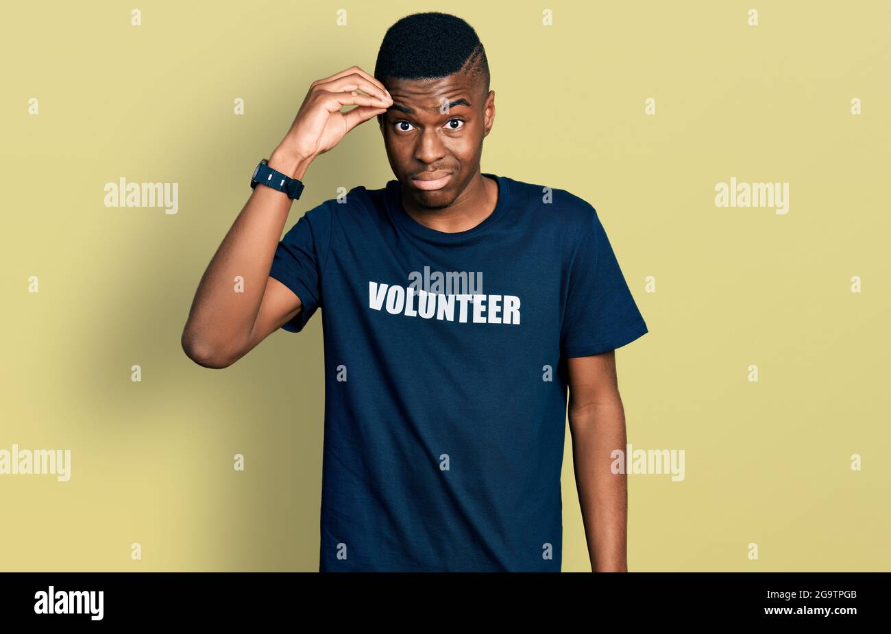 Hispanic male teen nervous hi-res stock photography and images - Alamy