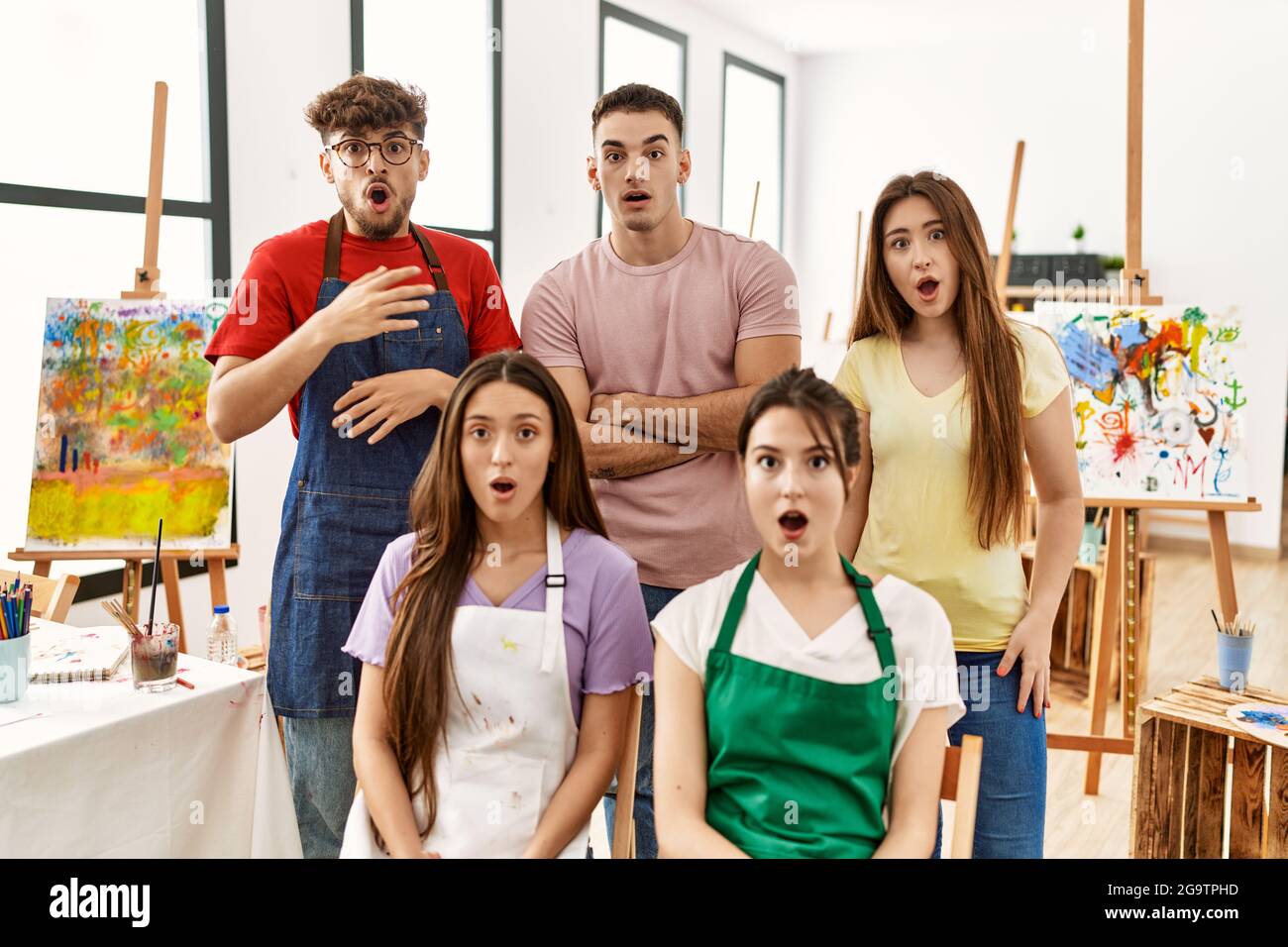 Multiracial shocked scared afraid hi-res stock photography and images ...