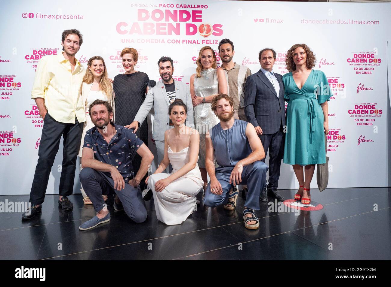 Madrid, Spain. 27th July, 2021. Cast And Crew attend the 'Donde Caben ...