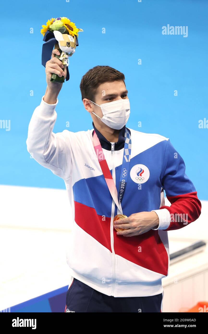 Tokyo, Japan. 27th July, 2021. Evgeny Rylov (RUS) Swimming : Men's 100m ...