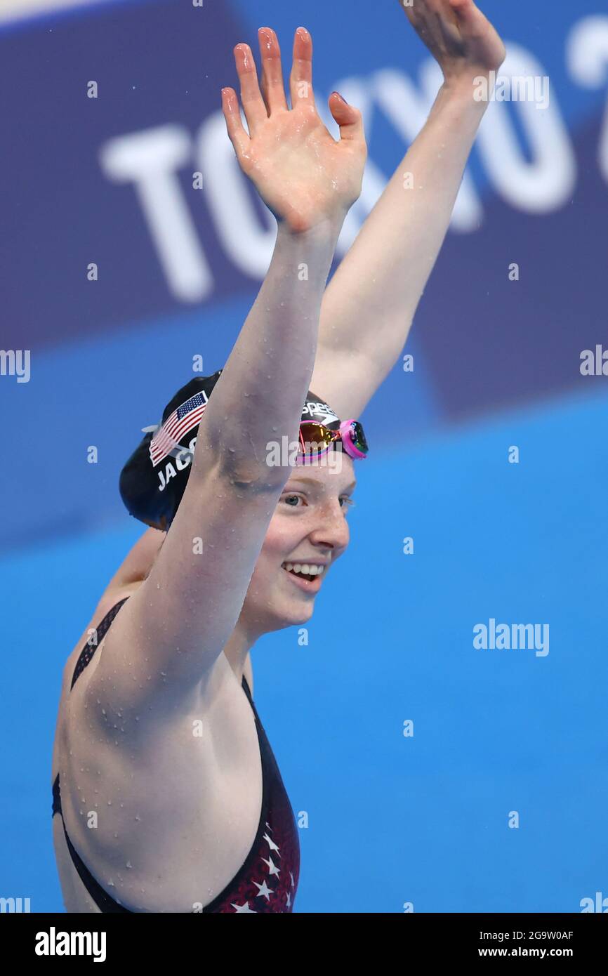 Tokyo, Japan. 27th July, 2021. Jacoby Lydia (USA) Swimming : Women's ...