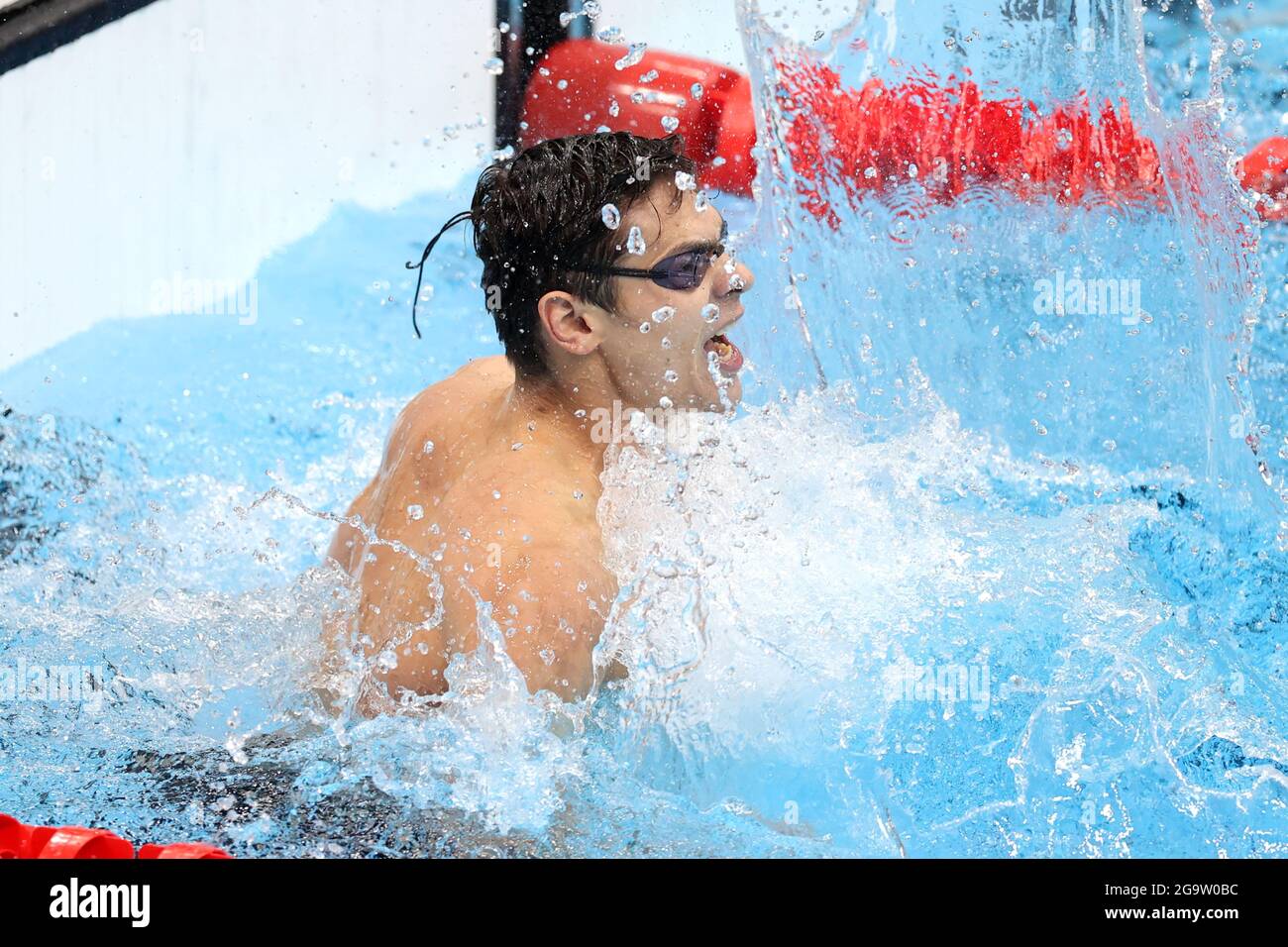 Tokyo, Japan. 27th July, 2021. Evgeny Rylov (RUS) Swimming : Men's 100m ...