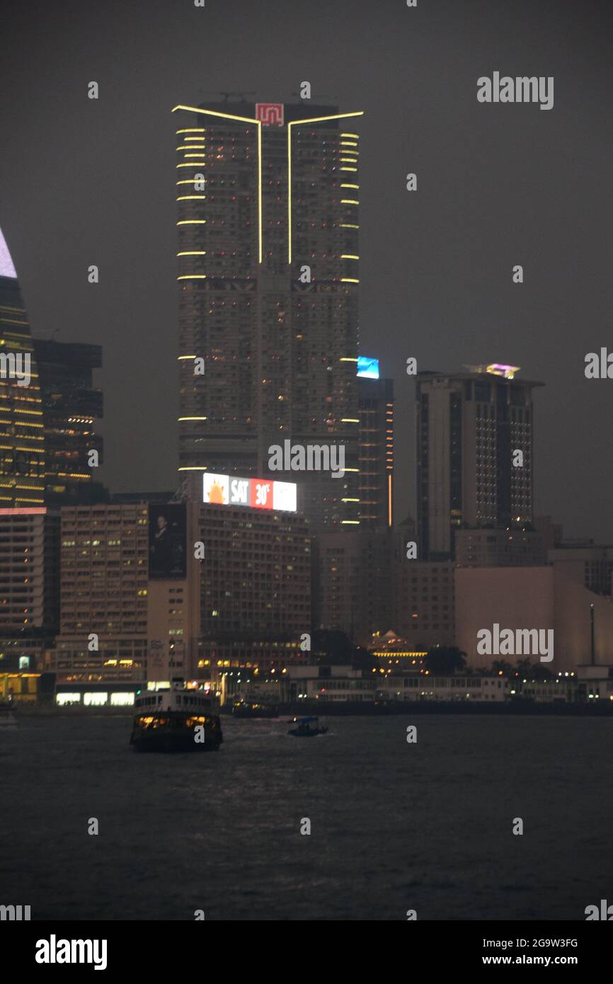 A night view of Hong Kong Stock Photo - Alamy