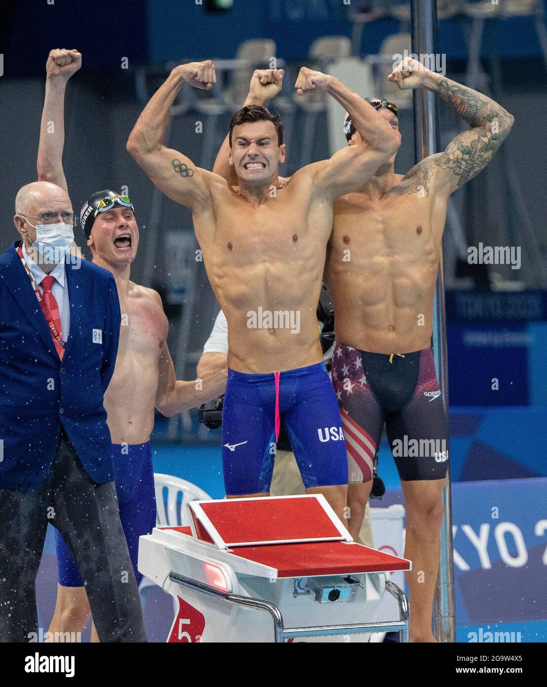 Tokyo, Japan. 26th July, 2021. BOWEN BECKER, BLAKE PIERONI, CAELEB ...
