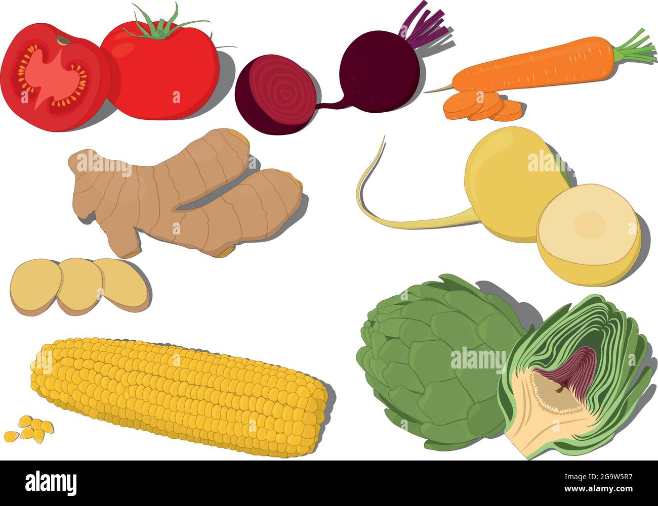 Artichoke meal Stock Vector Images - Alamy