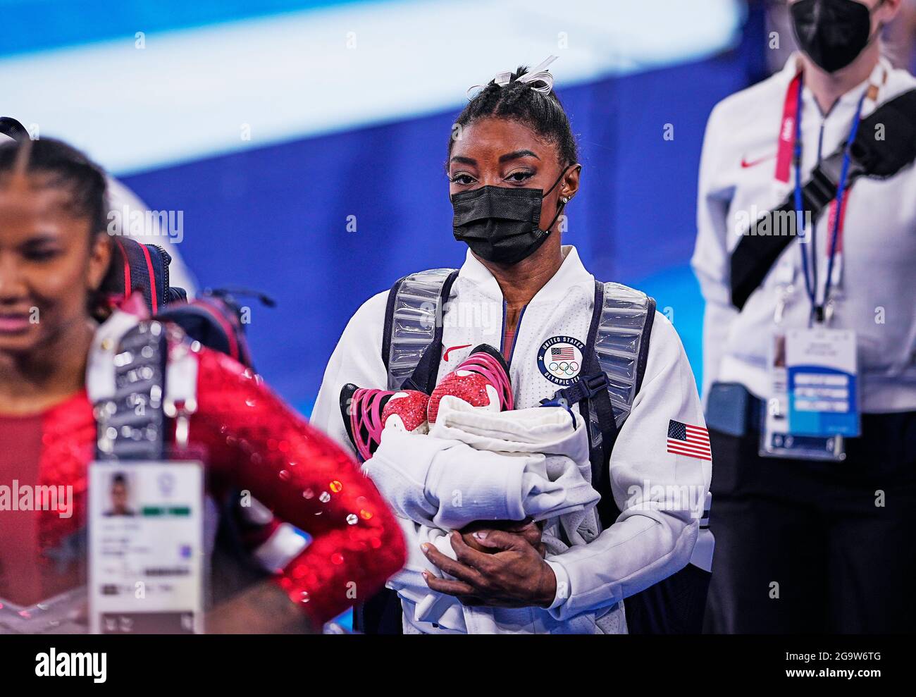 Ariake Gymnastics Centre, Tokyo, Japan. 27th July, 2021. Simone Biles ...