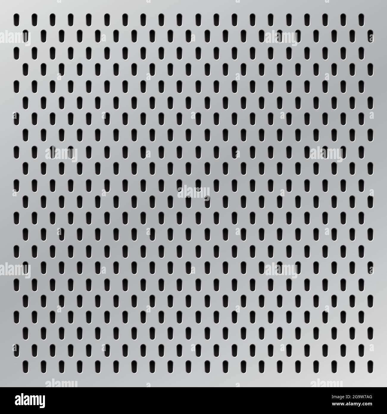 Peg board with oval holes. Grey peg board perforated texture background ...