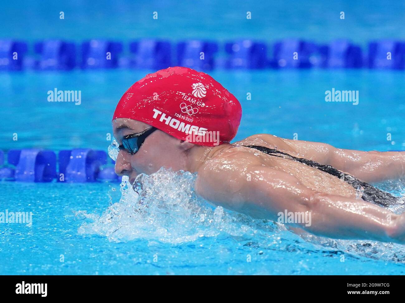 Great Britain's Alys Thomas during the Women's 200m butterfly semifinal ...