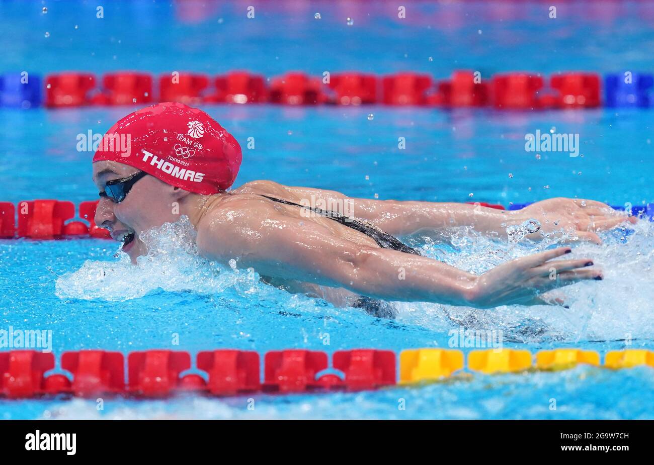 Great Britain's Alys Thomas during the Women's 200m butterfly semifinal ...