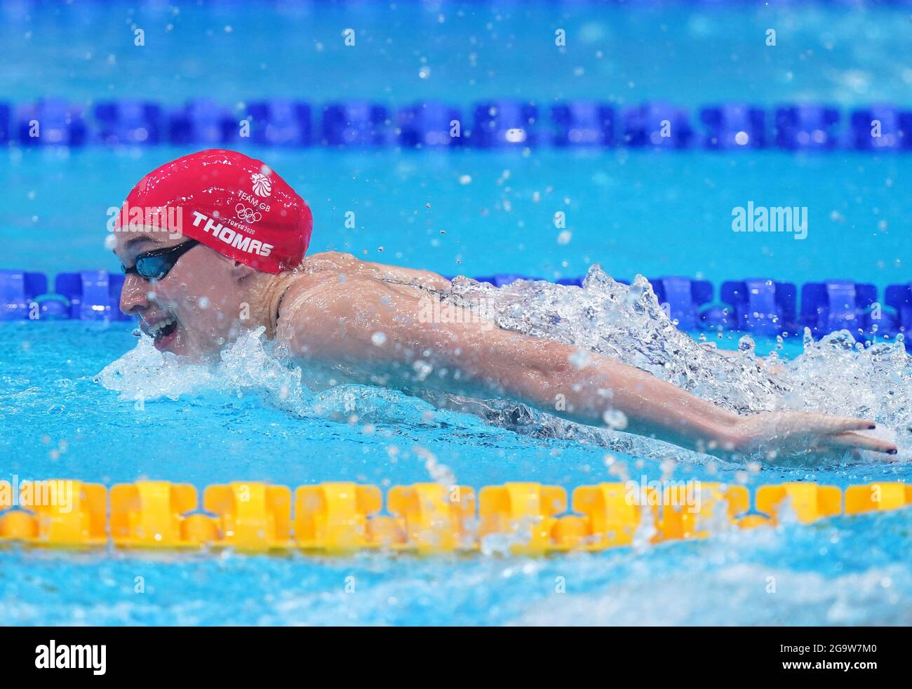 Great Britain's Alys Thomas during the Women's 200m butterfly semifinal ...