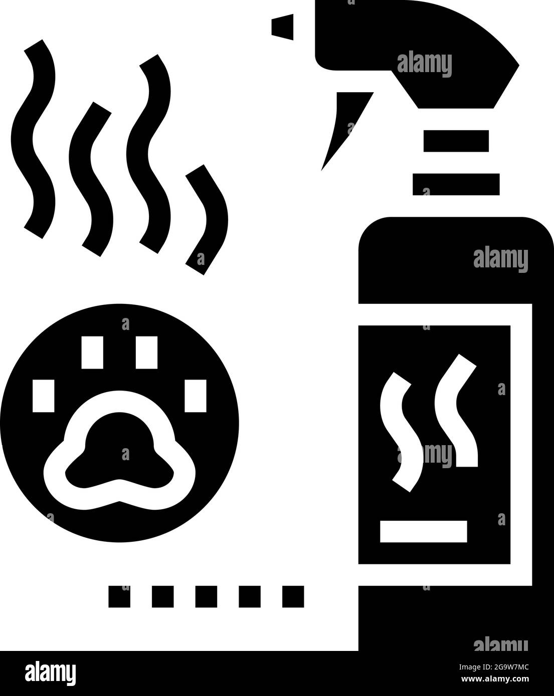 odor neutralizer glyph icon vector illustration Stock Vector Image ...