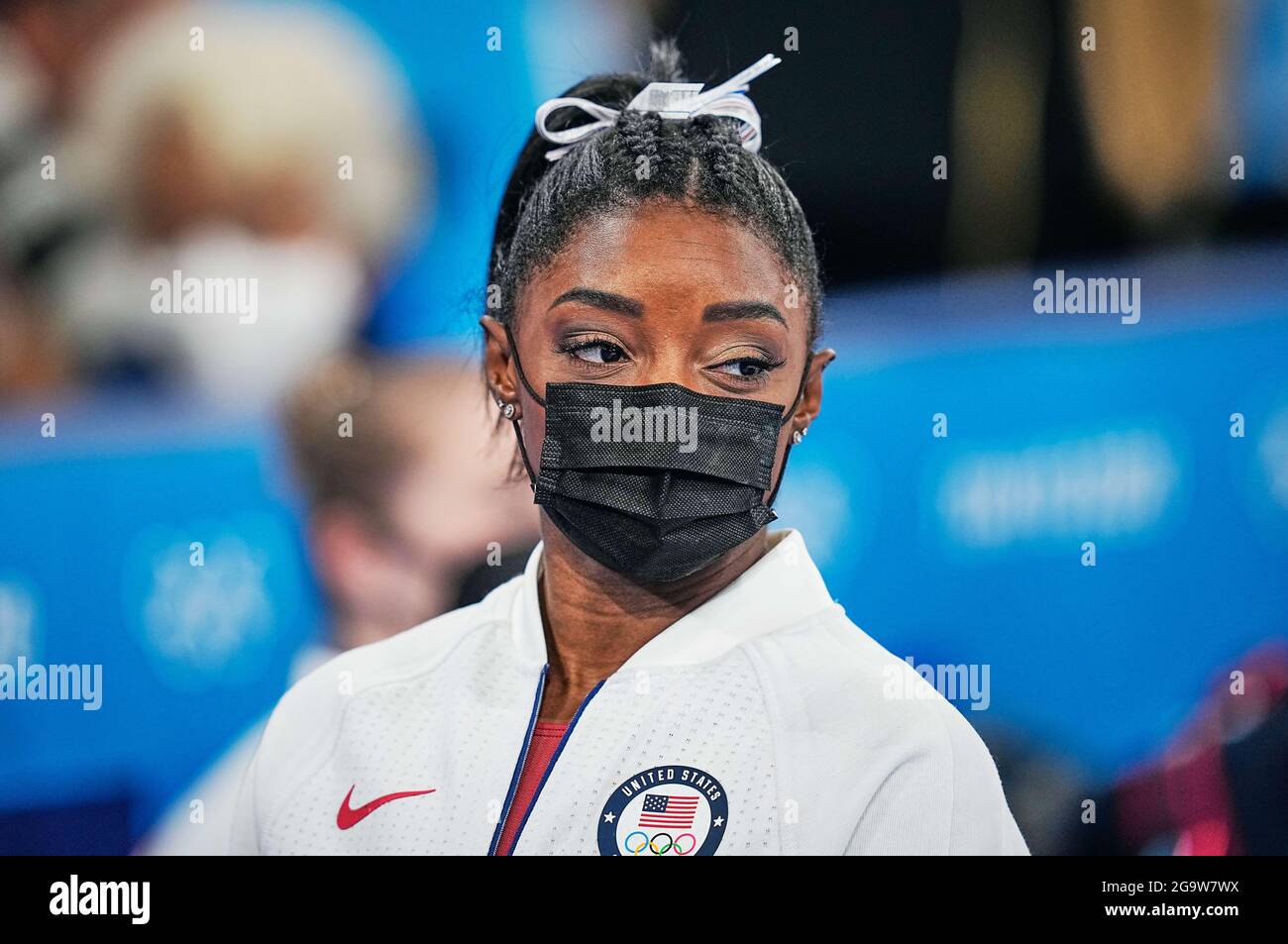 Ariake Gymnastics Centre, Tokyo, Japan. 27th July, 2021. Simone Biles ...