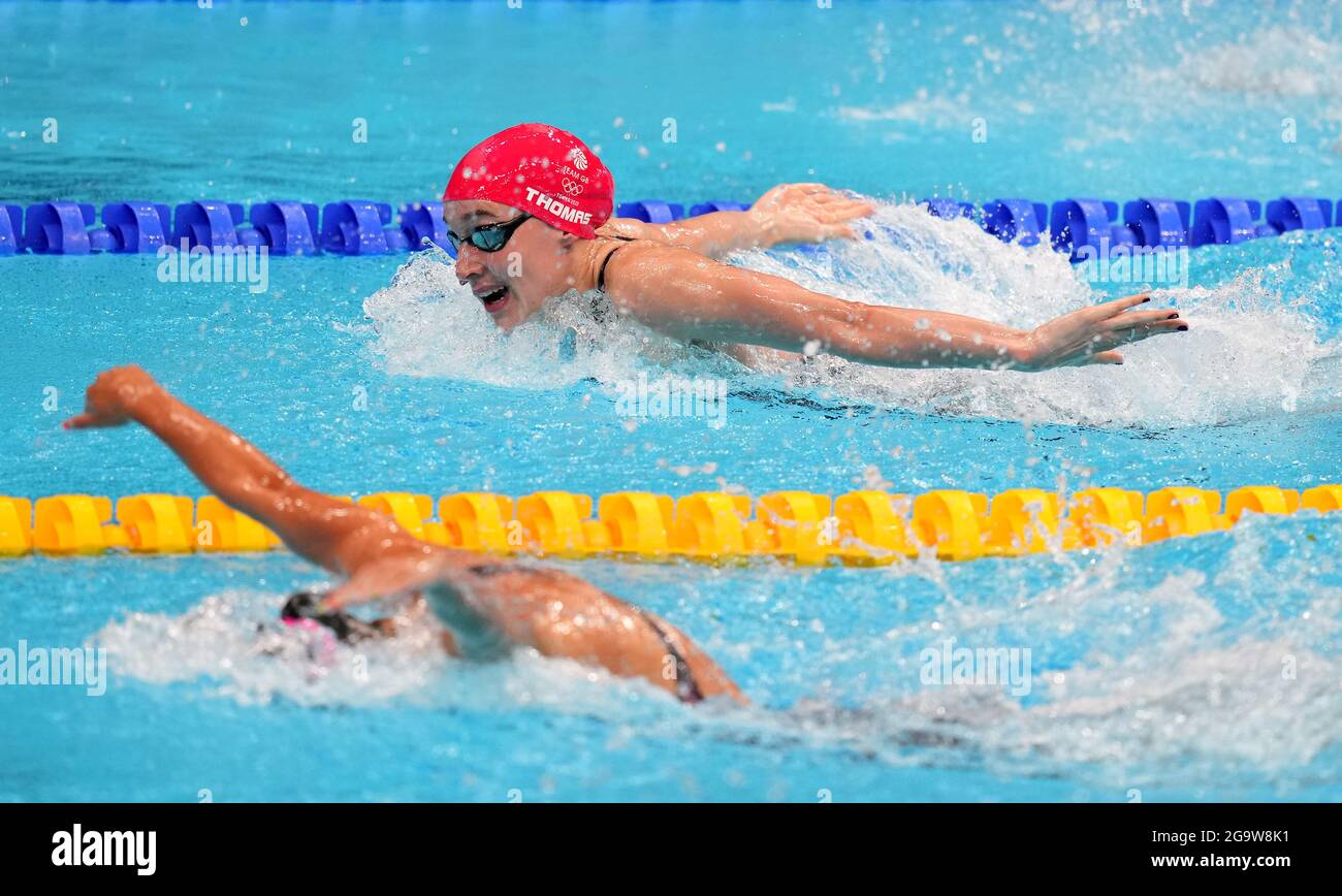 Great Britain's Alys Thomas during the Women's 200m butterfly semifinal ...