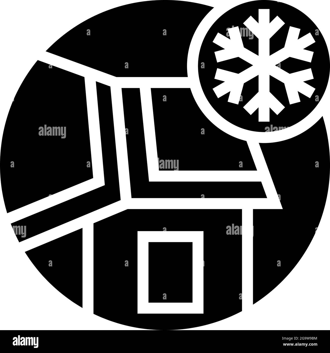 ice and water shield glyph icon vector illustration Stock Vector Image ...