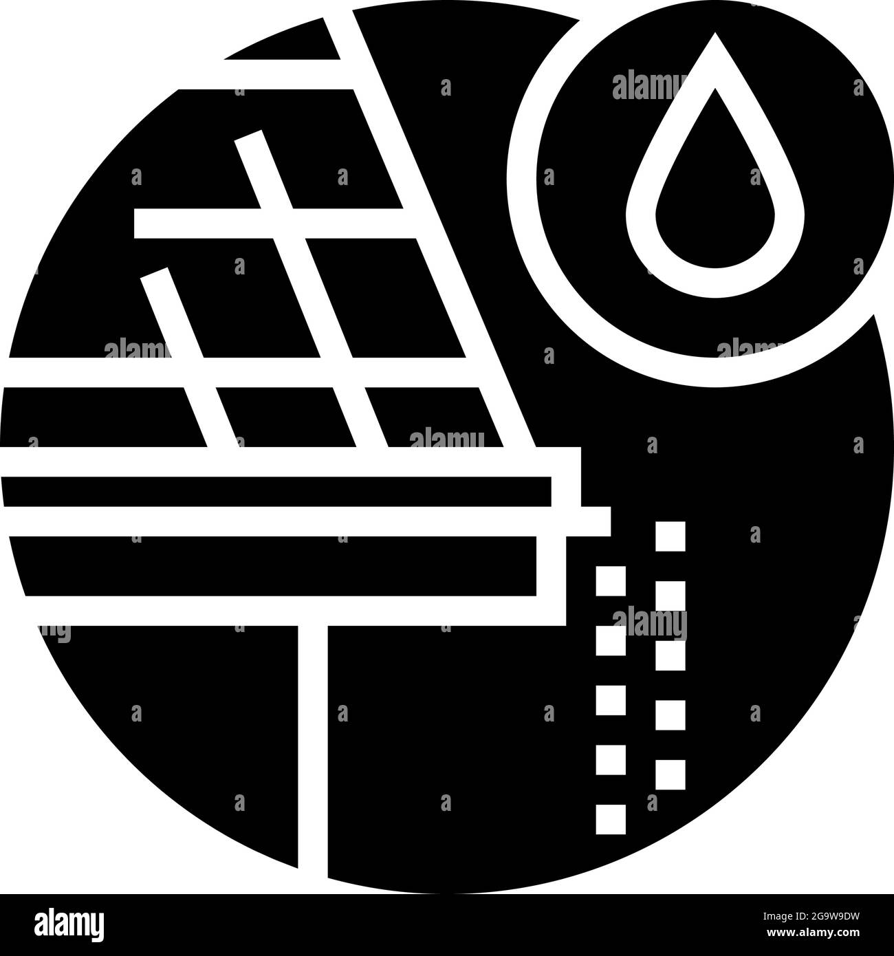 drip edge glyph icon vector illustration Stock Vector Image & Art - Alamy