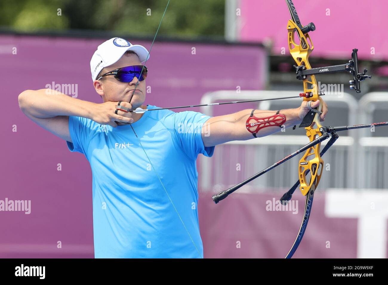 Tokyo, Japan. 28th July, 2021. VIKSTROM Antti (FIN) Archery : Men's ...