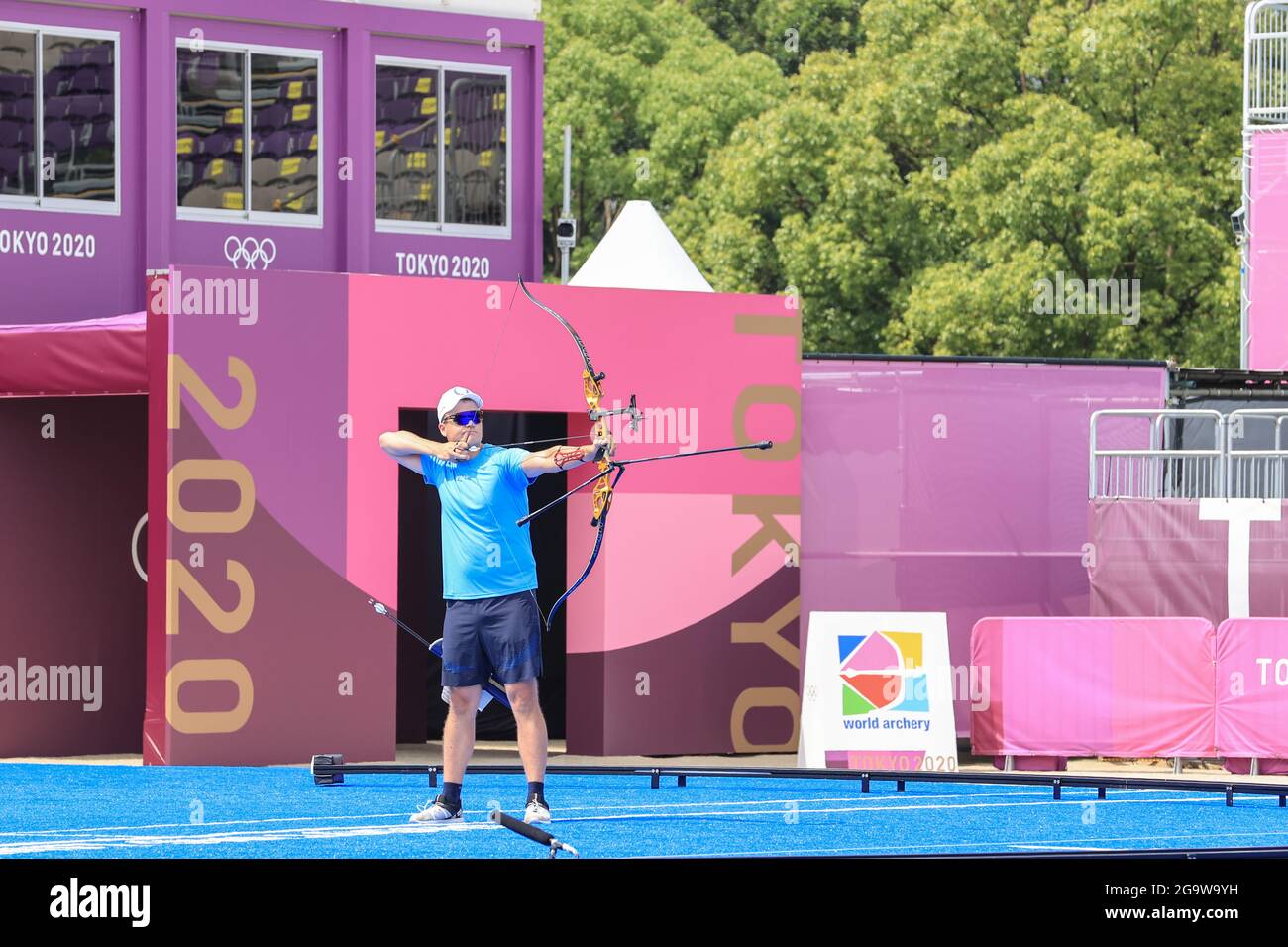 Tokyo, Japan. 28th July, 2021. VIKSTROM Antti (FIN) Archery : Men's ...