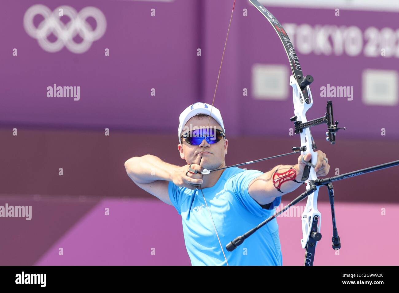 Tokyo, Japan. 28th July, 2021. VIKSTROM Antti (FIN) Archery : Men's ...