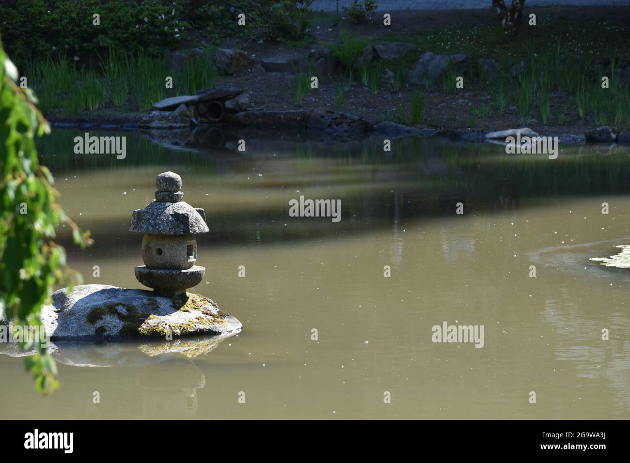 Seattle's iconic Japanese Gardens in Washington Park Stock Photo - Alamy