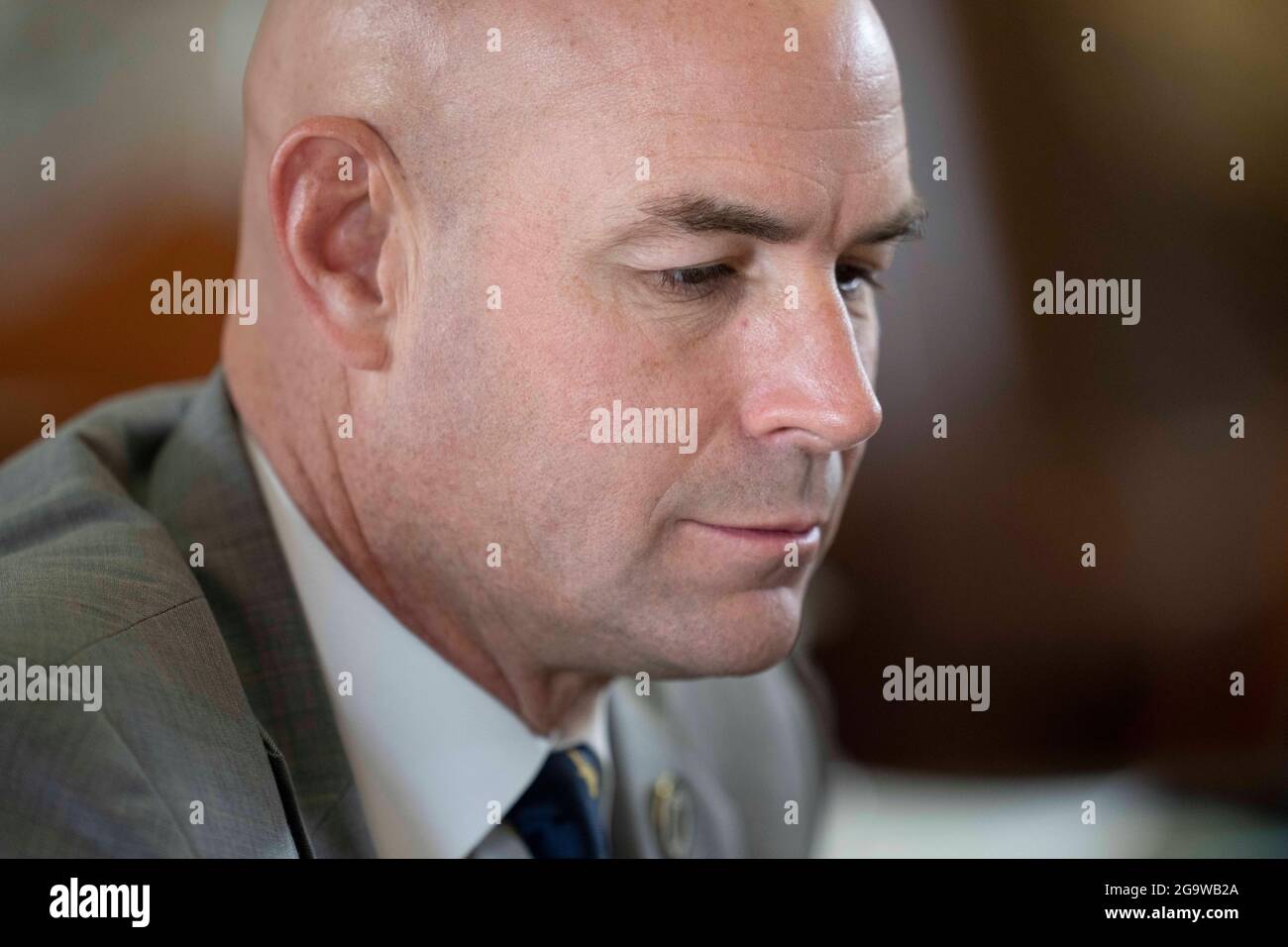 Austin, TX, USA. 25th May, 2021. State Rep. JAKE ELLZEY, shown here in ...