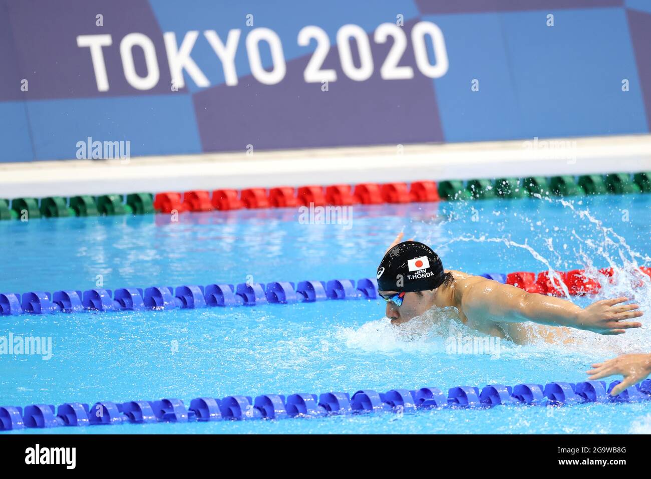 Tokyo, Japan. 28th July, 2021. Tomoru Honda (JPN) Swimming : Men's 200m ...