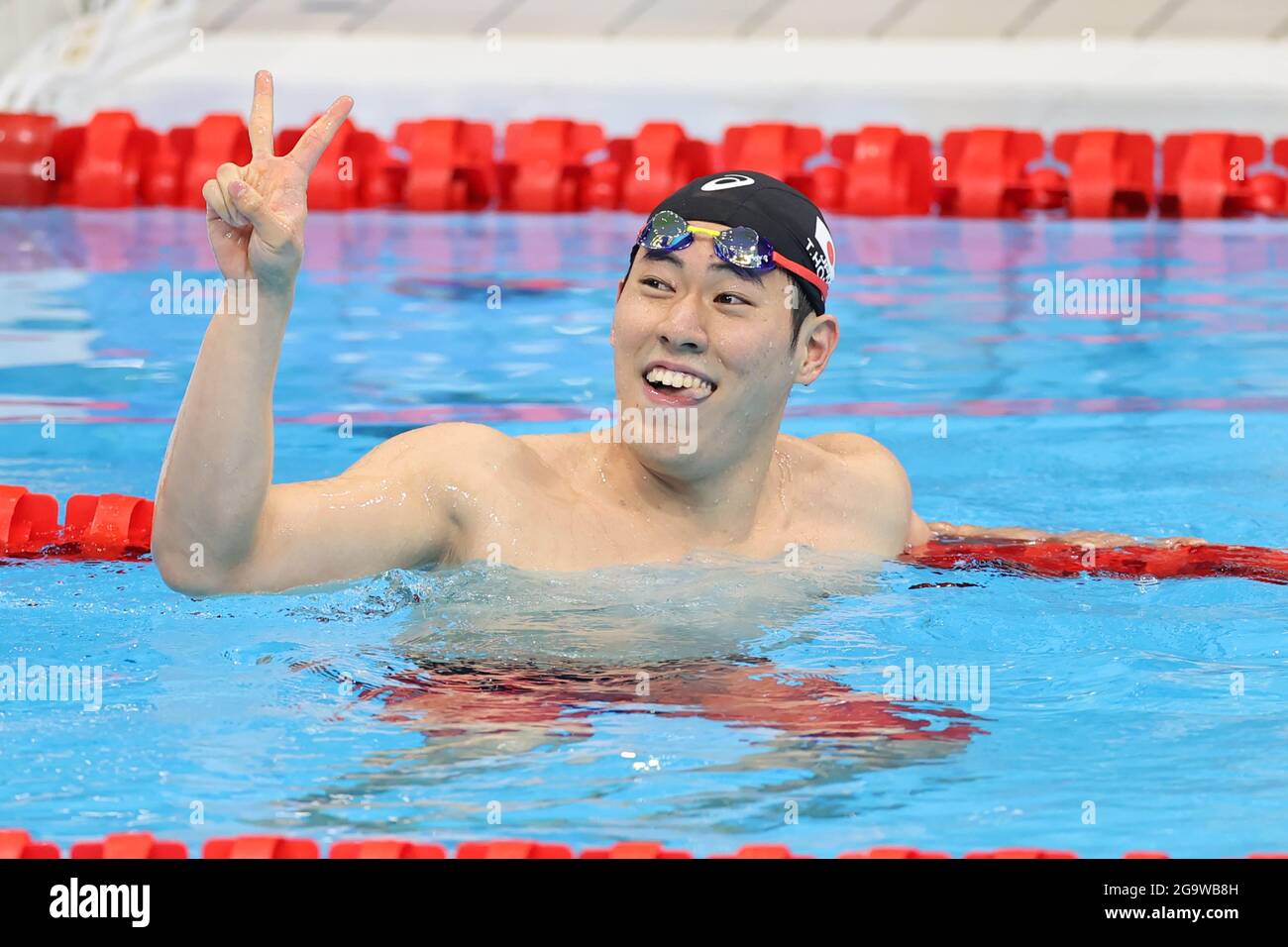 Tokyo, Japan. 28th July, 2021. Tomoru Honda (JPN) Swimming : Men's 200m ...