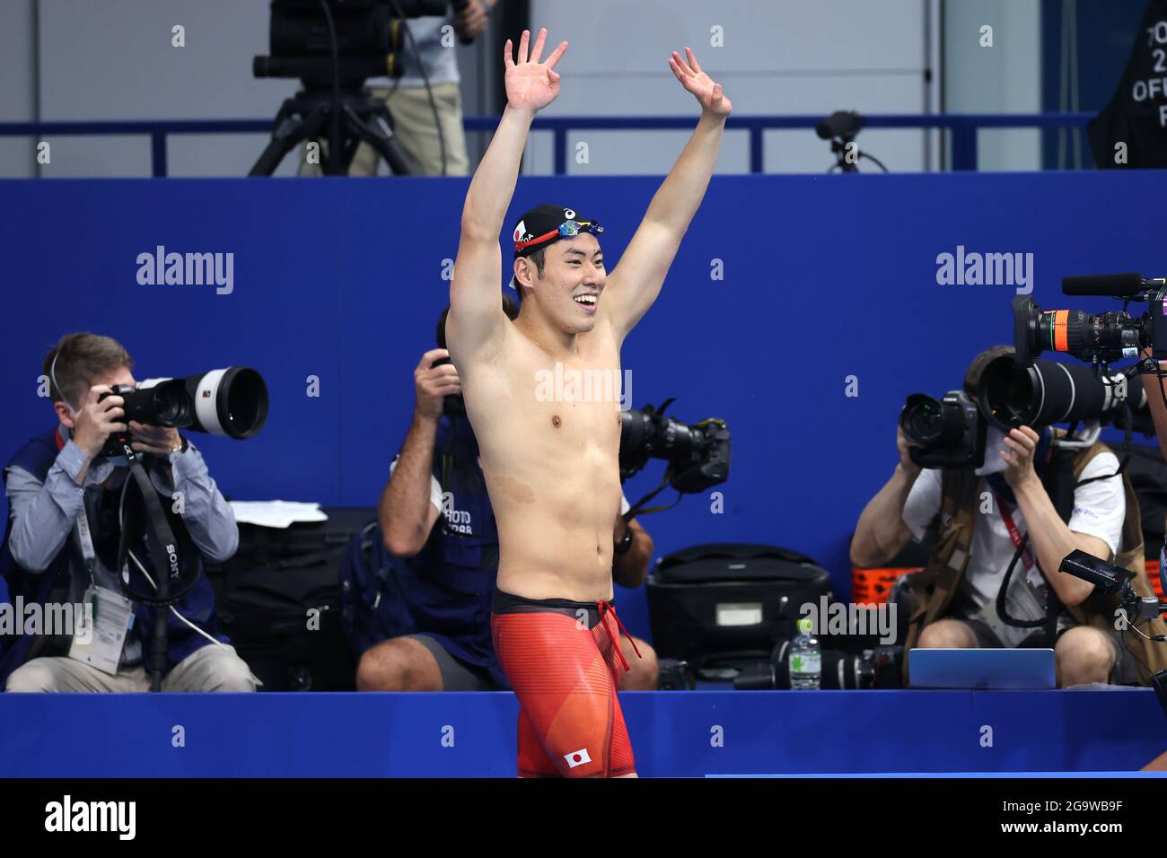 Tokyo, Japan. 28th July, 2021. Tomoru Honda (JPN) Swimming : Men's 200m ...