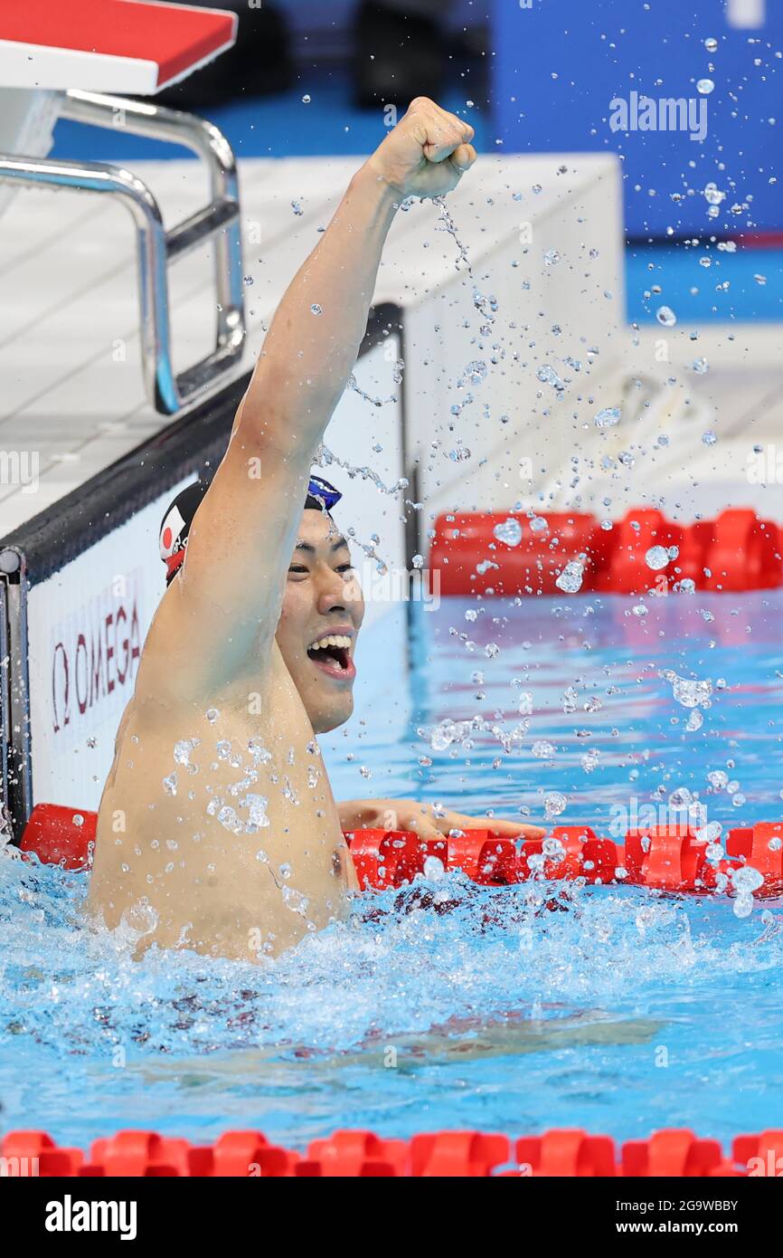 Tokyo, Japan. 28th July, 2021. Tomoru Honda (JPN) Swimming : Men's 200m ...