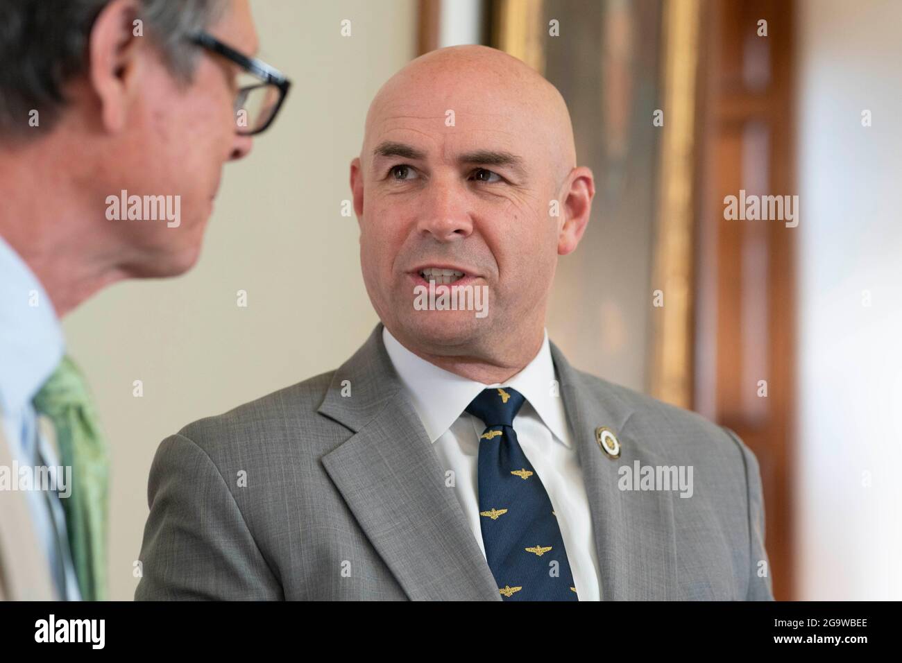 Austin, TX, USA. 25th May, 2021. State Rep. JAKE ELLZEY, shown here in ...