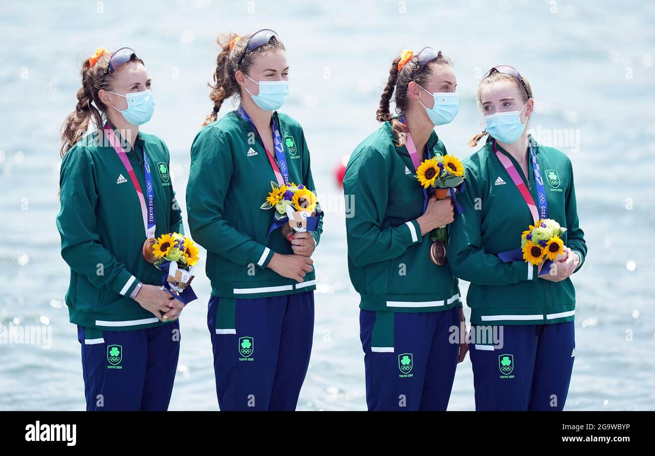 Republic of Ireland’s Emily Hegarty, Fiona Murtagh, Eimear Lambe and ...