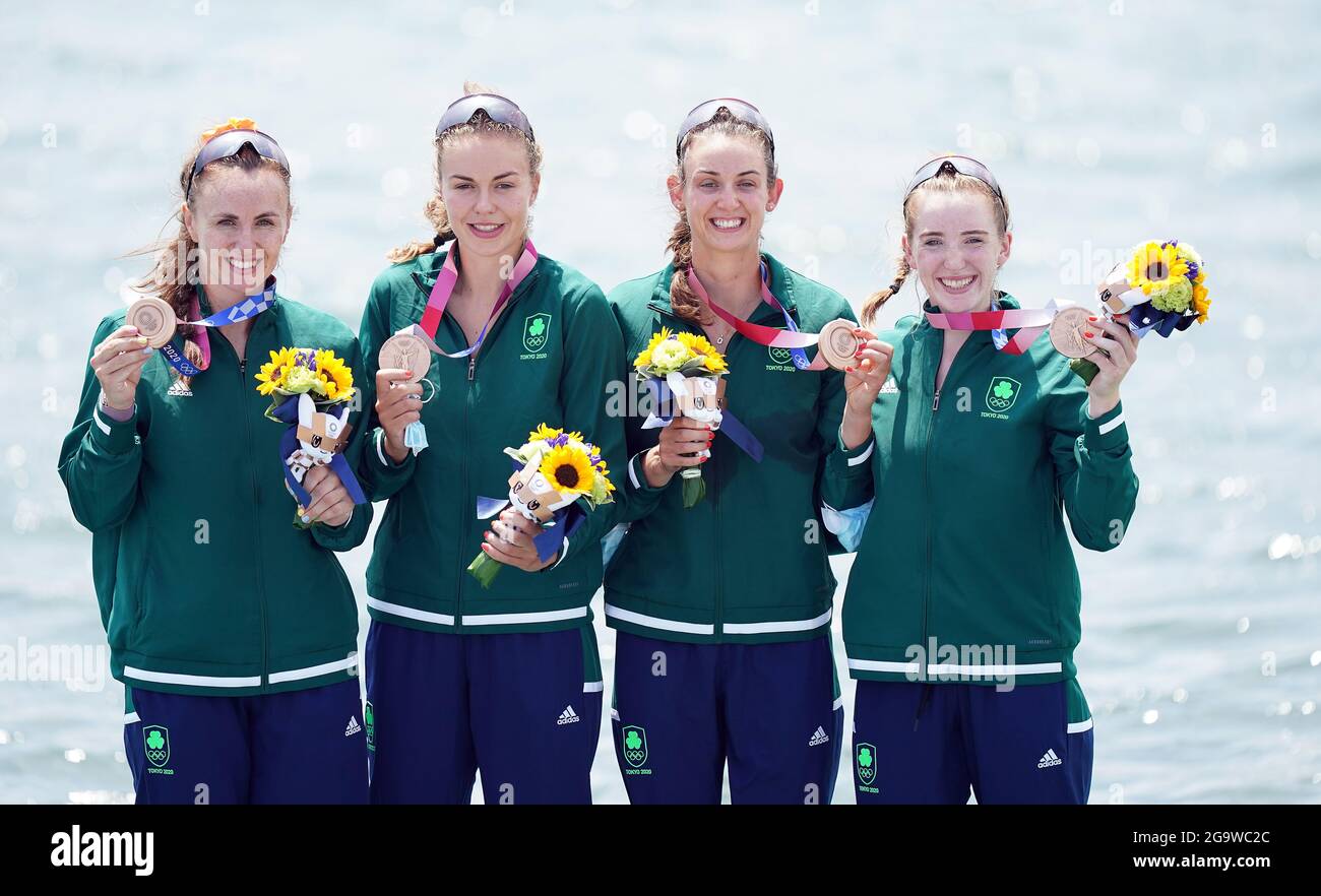Republic of Ireland’s Emily Hegarty, Fiona Murtagh, Eimear Lambe and ...