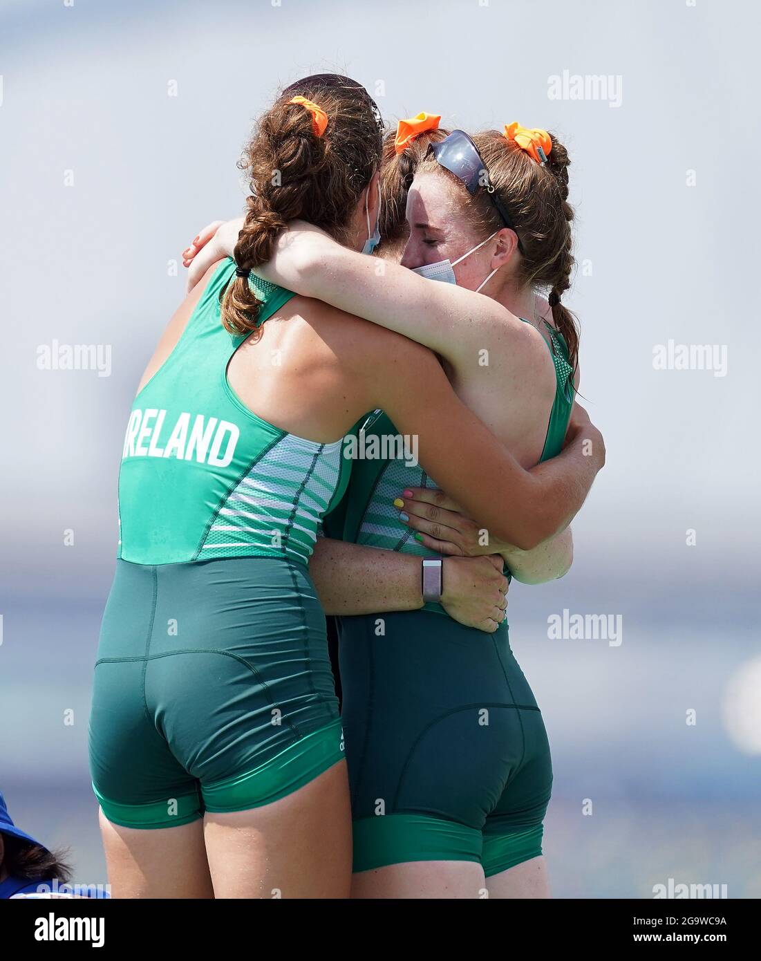 Republic of Ireland’s Emily Hegarty, Fiona Murtagh, Eimear Lambe and ...