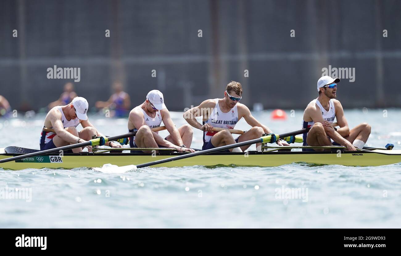 Great Britain's Oliver Cook, Matthew Rossiter, Rory Gibbs and Sholto ...