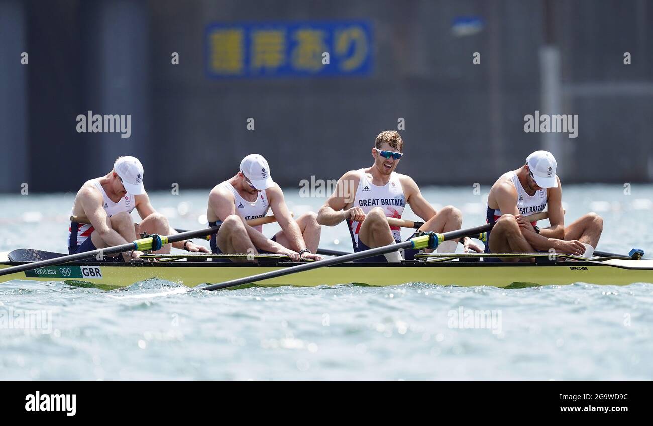 Great Britain's Oliver Cook, Matthew Rossiter, Rory Gibbs and Sholto ...