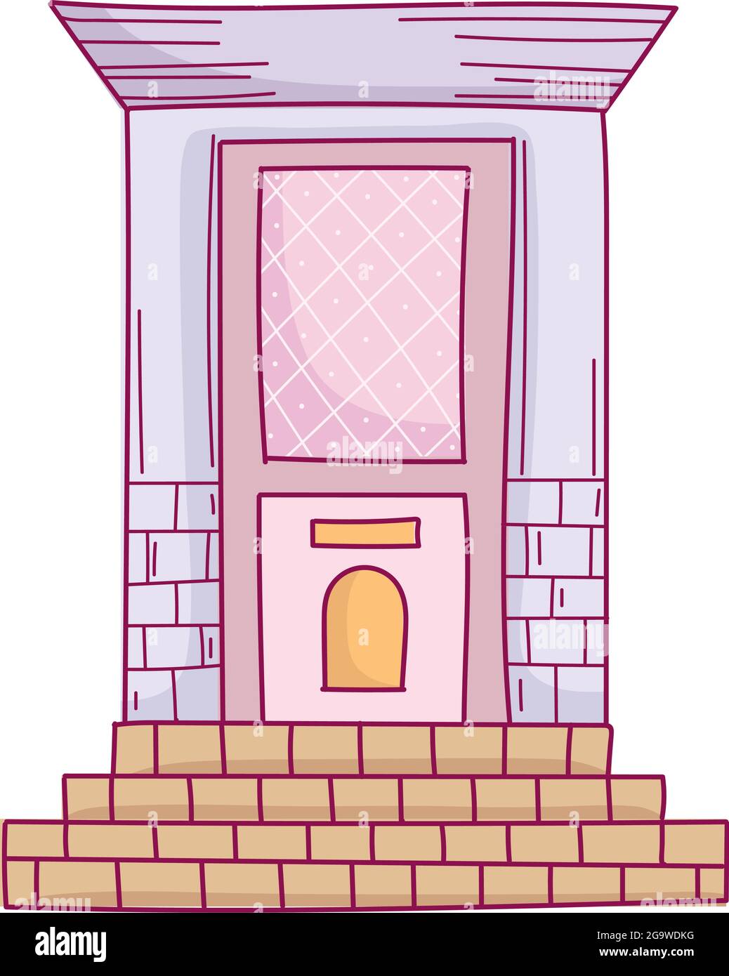 entry front home Stock Vector Image & Art - Alamy